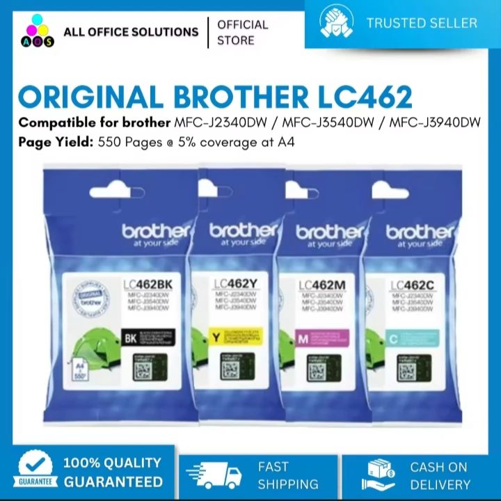 Original Brother LC462 Ink Cartridge | Lazada PH