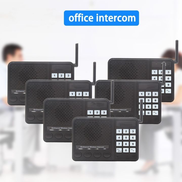 Daytech ระบบอินเตอร์คอมมัลติฟังก์ชั่นโทรศัพท์อินเตอร์คอมไร้สายสําหรับ ...