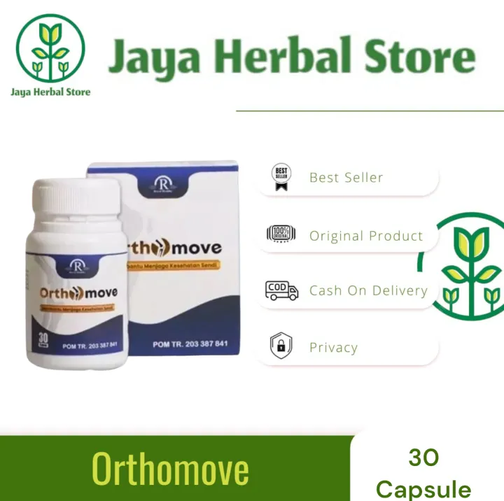 ORTHOMOVE - Kapsul Herbal Bantu Mengatasi Asam Urat Dan Nyeri Sendi ...