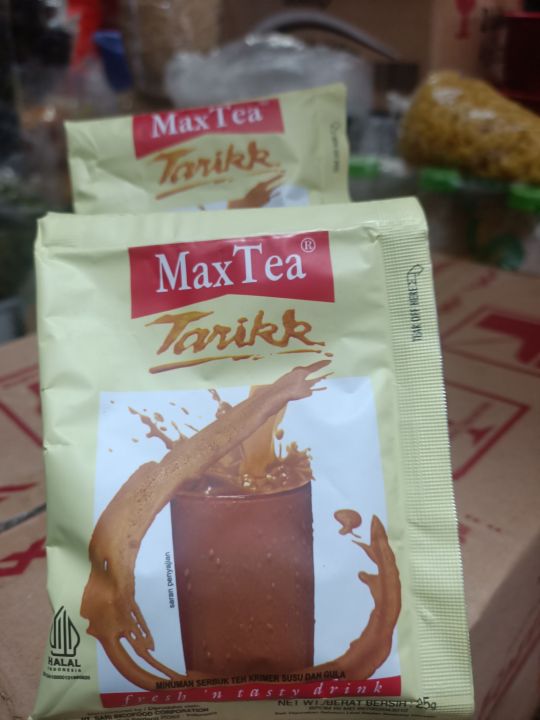 maxtea tarikk/ minuman serbuk teh krimer susu dan gula | Lazada Indonesia