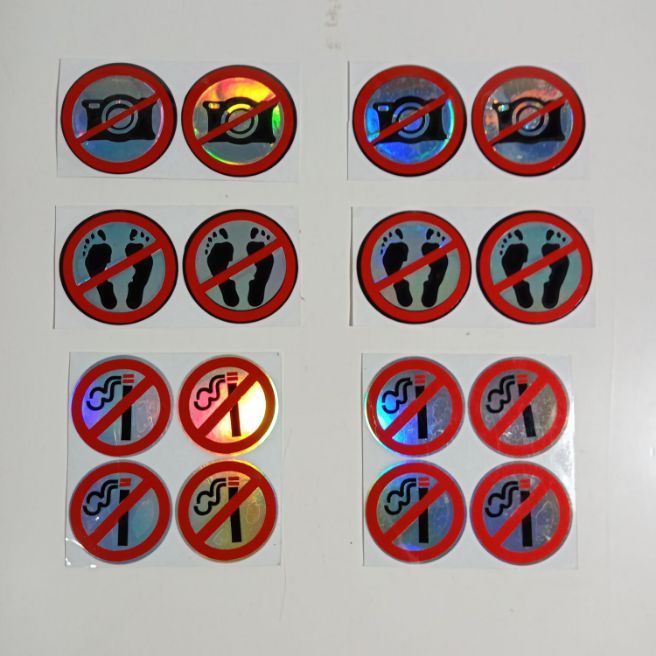 stiker cutting dilarang photo stiker dilarang injak stiker dilarang ...