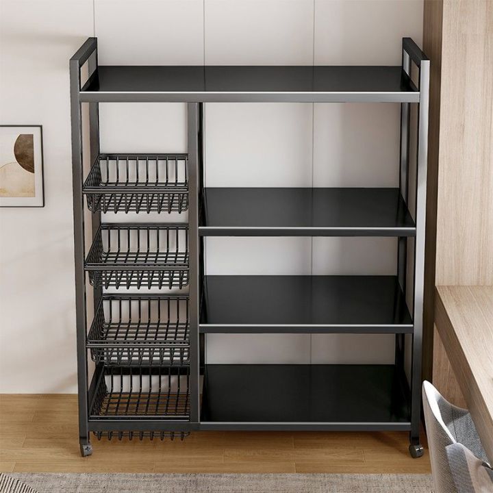 Modern Minimalist Metal Multi-Layer Storage Rack Wall-Mounted Floor ...