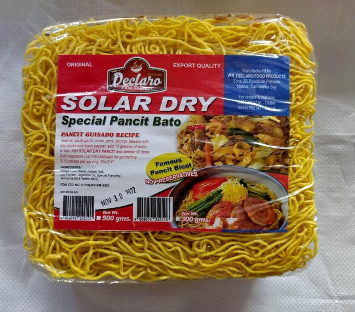 Pansit Bato Bicol pasalubong pansit Bicol 500grms | Lazada PH