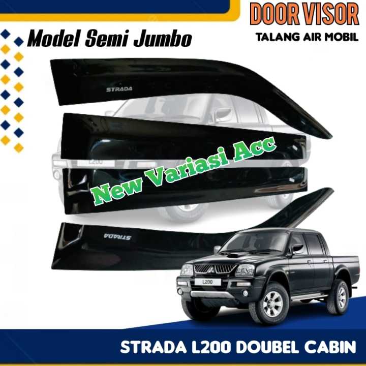 Talang Air Pintu Mobil Mitsubishi Strada L200 Tahun 2001-2007 Model ...