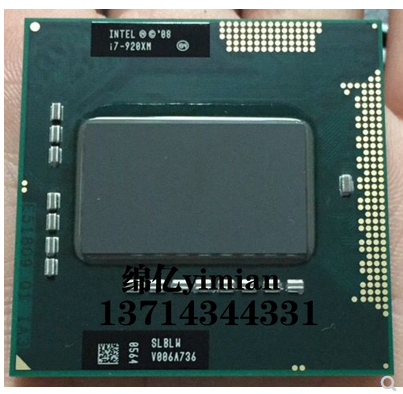 First Generation I7 920XM Slblw 2.0-3.2G/8M Notebook CPU Quad-Core ...