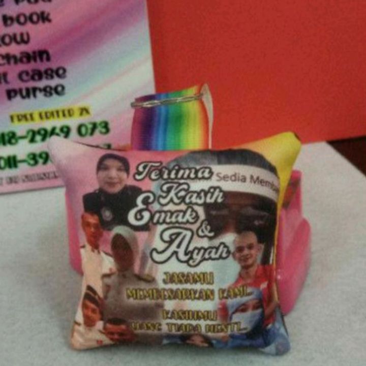Bantal Bergambar , Mini Keychain , Gambar Kenangan , Ulangtahun ...