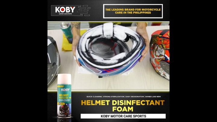 KOBY Helmet Disinfectant Foam 450ml | Lazada PH