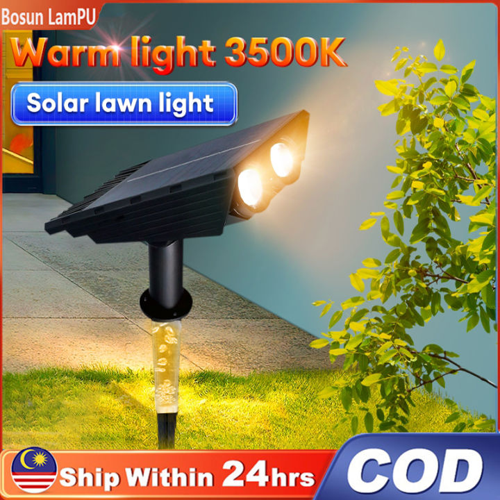 LED Solar Lawn Lights IP65 Outdoor Waterproof Spotlight Intelligent ...