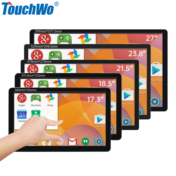 TouchWo 17.3- 32 inch Touchscreen Smart Board, 16:9 IPS FHD 1080P ...