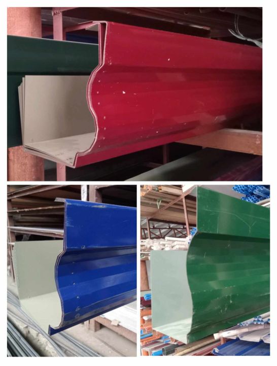 Gutter | Box Type, Spanish | Pre Painted .4 | Red, Green, Blue| G.I ...
