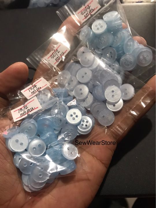 Polo Buttons / Blouse Buttons / Uniform Buttons (per pack) | Lazada PH