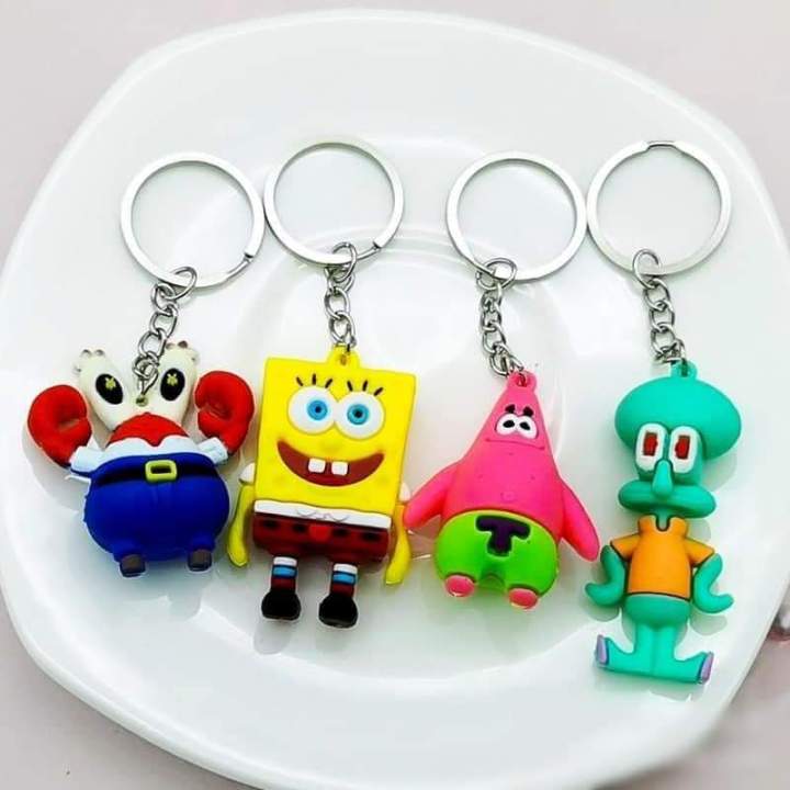 SpongeBob SquarePants Rubber Keychain Pendant | Lazada PH