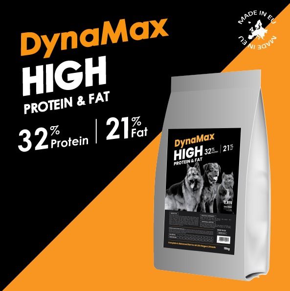 DYNAMAX HIGH PROTEIN 32% Salmon Turkey Lamb High Protein & Fat Dog Dry Food [100g/500g/1KG/2KG ...