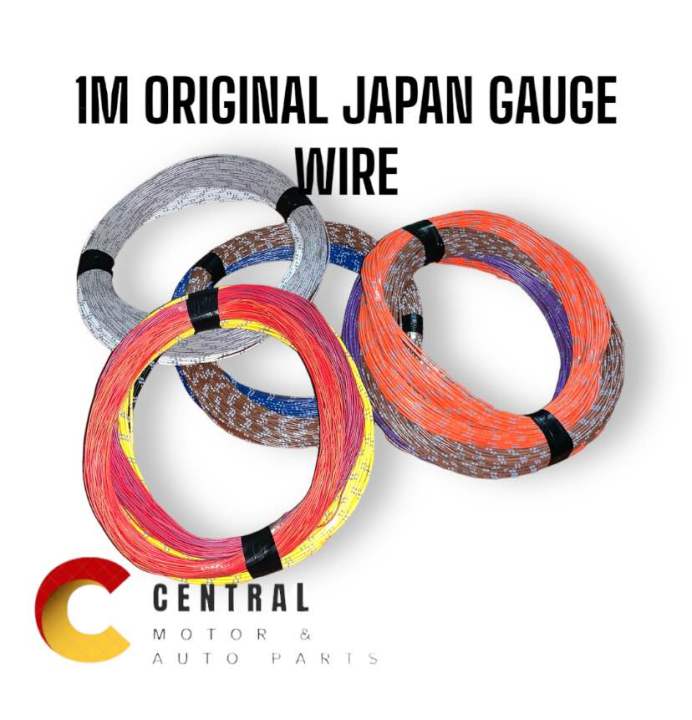[1M] JAPAN AUTOMOTIVE AND ELECTRICAL WIRE RANDOM COLOR HEAVY DUTY #10 ...