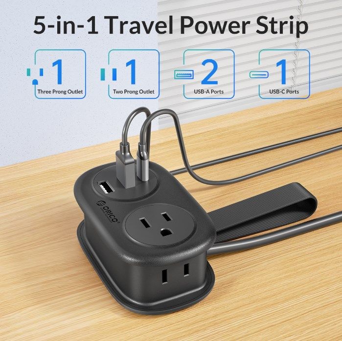 ORICO Power Strip AC Outlets Multitap Socket Extension Cord Electrical ...