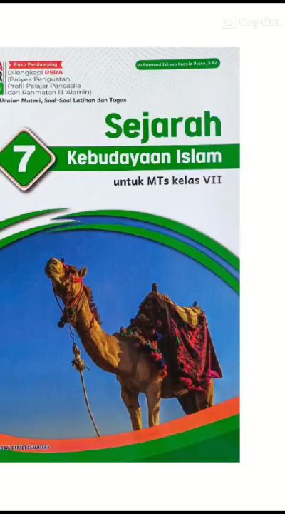 Buku Paket Sejarah Kebudayaan Islam Kelas 7 MTs Kurikulum Merdeka SKI Kelas 7 | Lazada Indonesia