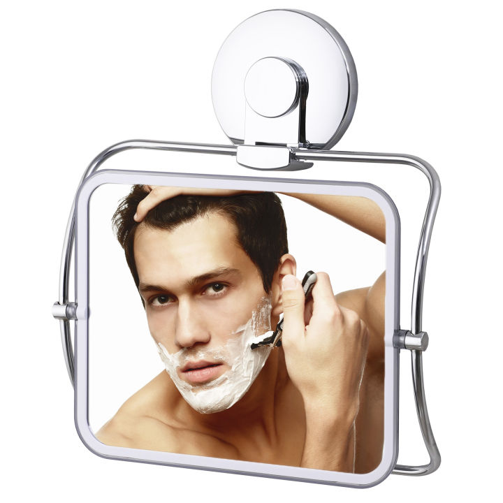 TAILI Shower Mirror Fogless for Shaving Strong Suction Anti Fog Mirror ...