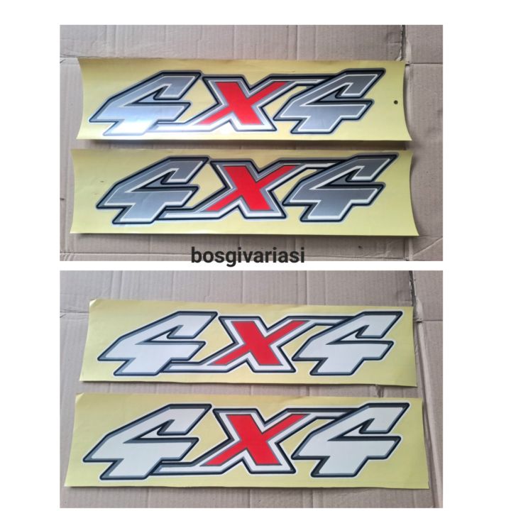 Stiker toyota hilux 4x4 / Stiker hilux 4x4 / stiker 4x4 / sticker hilux ...