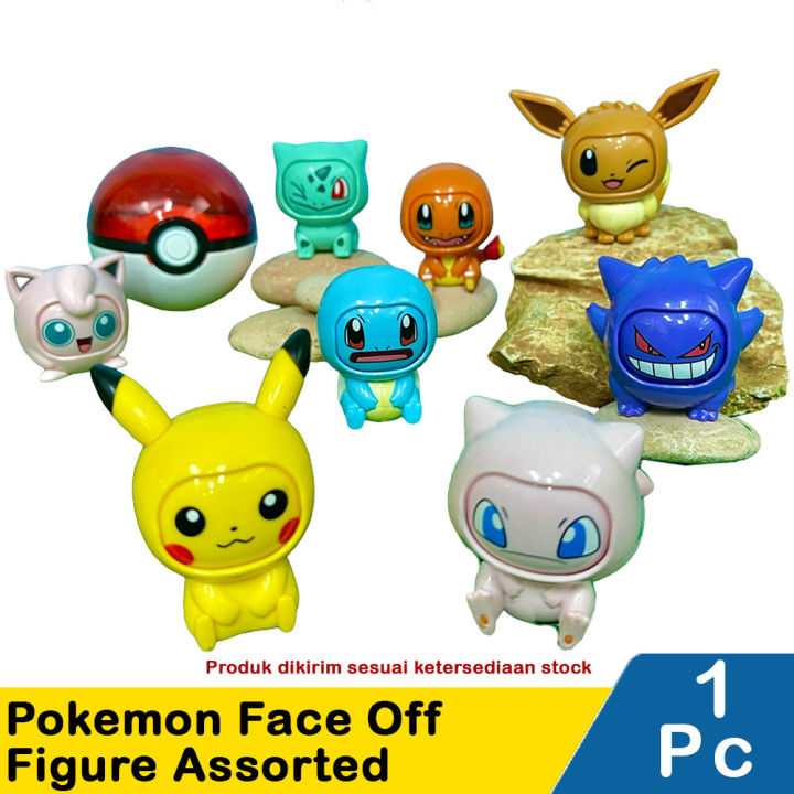 Emco Pokemon Face Off Figure Assorted | Lazada Indonesia