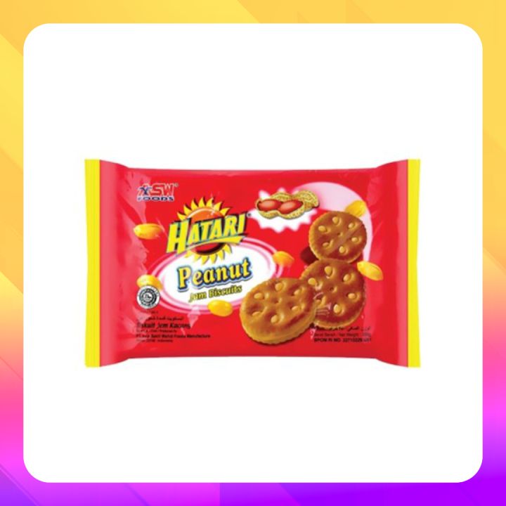 HATARI Peanut Jam Biscuits 225gr | makanan ringan | snack jajanan jadul ...