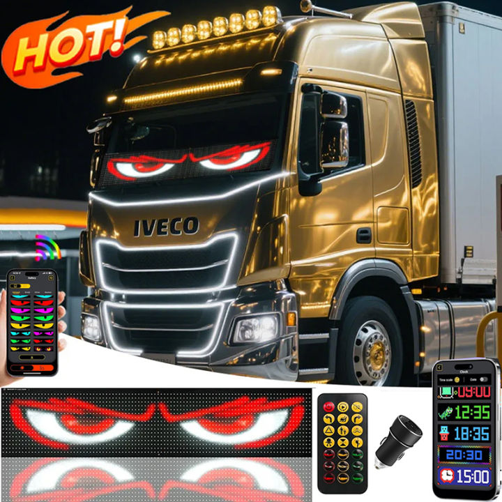 Devil Eyes Light for Cars - DIY car dynamic Programmable Flexible LED ...