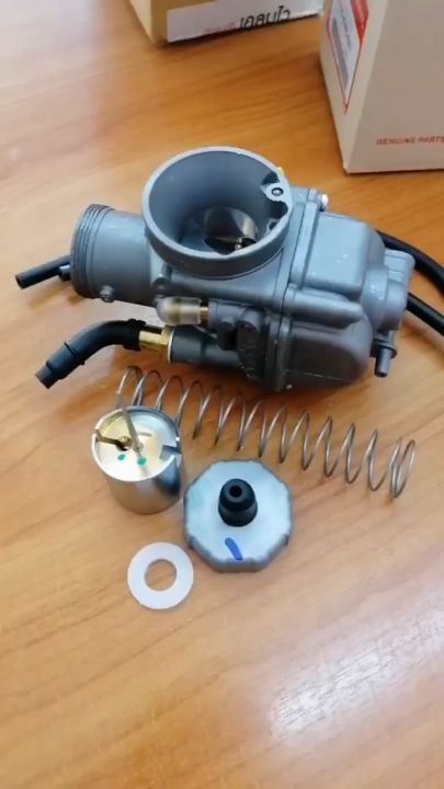 คาบูเอ็นโปรแท้โรงงาน กล่องHONDA ลูกเร่งทองเหลือง คาร์บู NPRO NSR PROARM จูนง่าย จูนนิ่ง | Lazada ...