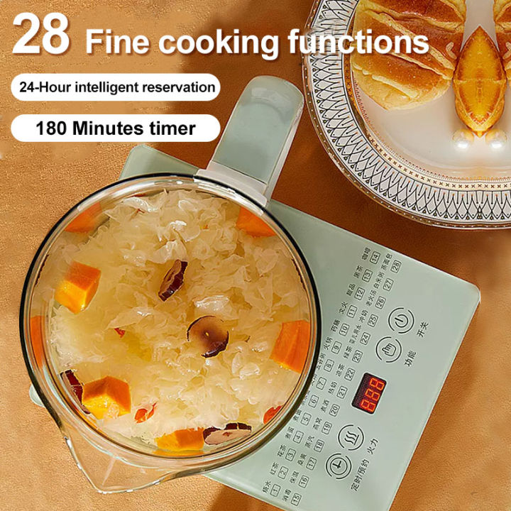 Health kettle home multi-functional insulation boiling tea ware glass ...