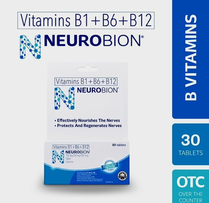 Neurobion B Vitamins (B1+B6+B12) Tablet 30s | Nerve Care | Lazada PH