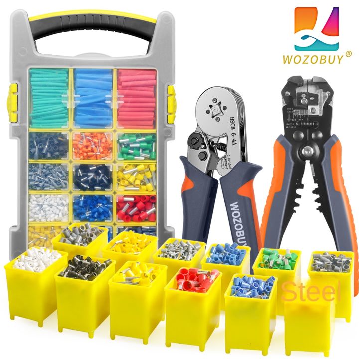 Ferrule Crimping Tool, Wire Ferrules and AWG 23-7 Self-Adjusting ...