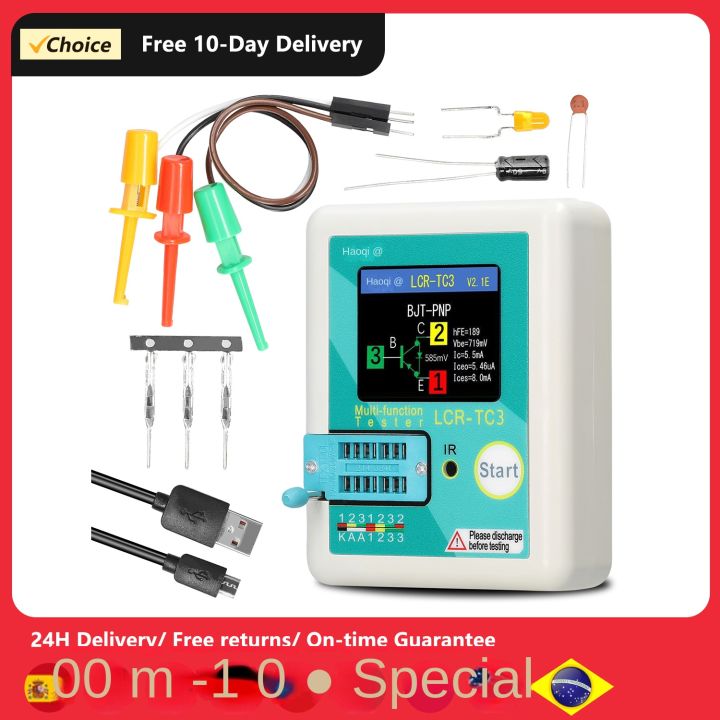 Multifuctional Transistor Tester Zener Diode Voltage Regulator NPN PNP ...