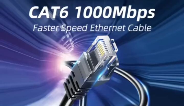 10M 20M 30M 40M 50M Cat6 Ethernet Cable internet Lan cable RJ45 cable ...