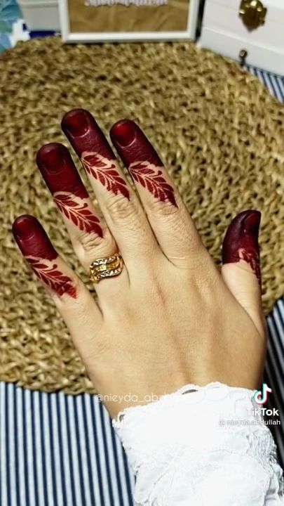 Special Edition Sticker Inai Celup Stiker Henna Untuk Nikah Tunang ...