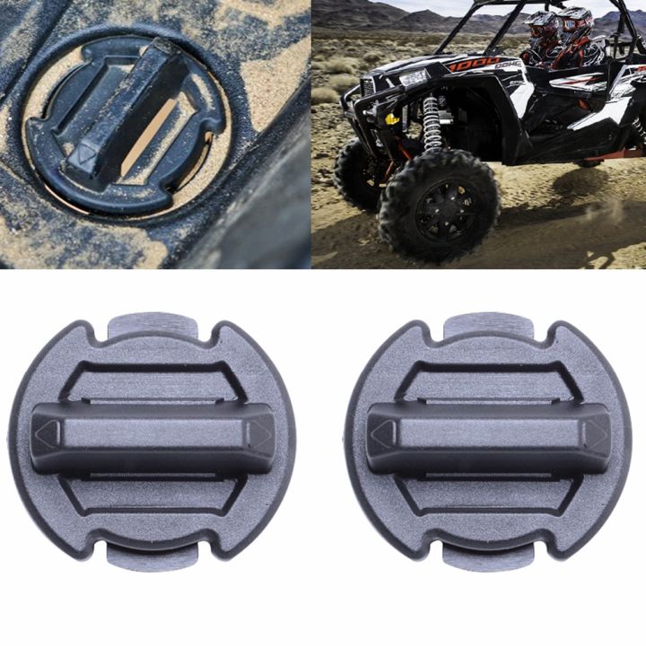 ปลั๊กระบายน้ำแบบเกลียว2ชิ้นสำหรับ Polaris General Rzr 4 900 15-16 RZR ...