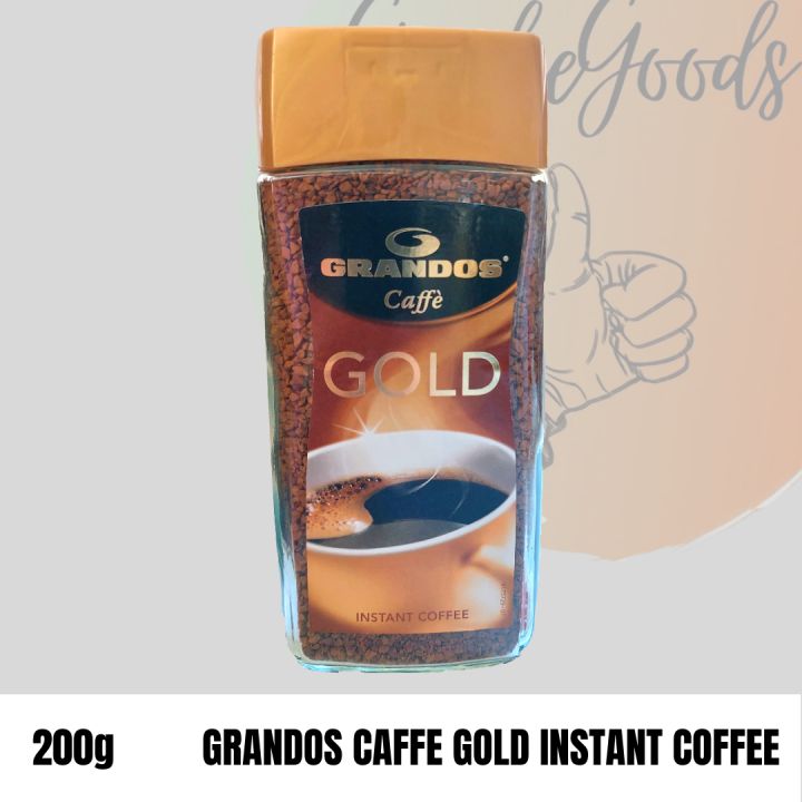 Grandos Caffe Gold Instant Coffee 200g (EXP. 2/9/2025) | Lazada PH
