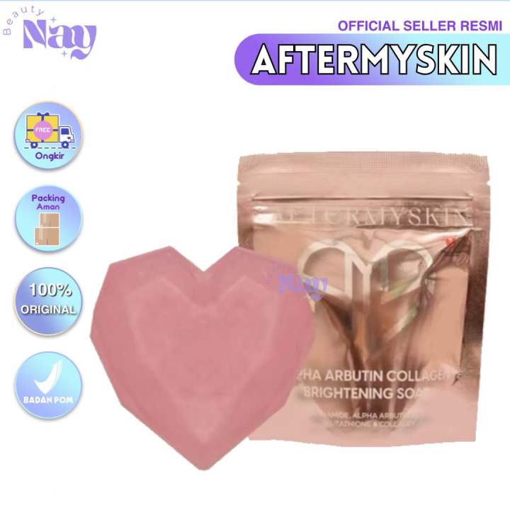 AFTERMYSKIN SOAP 10% NIACINAMIDE ALPHA ARBUTIN COLLAGEN BRIGHTENING ...
