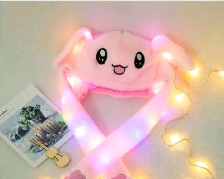 Bunny Hat Atau Topi LED Pink | Lazada Indonesia