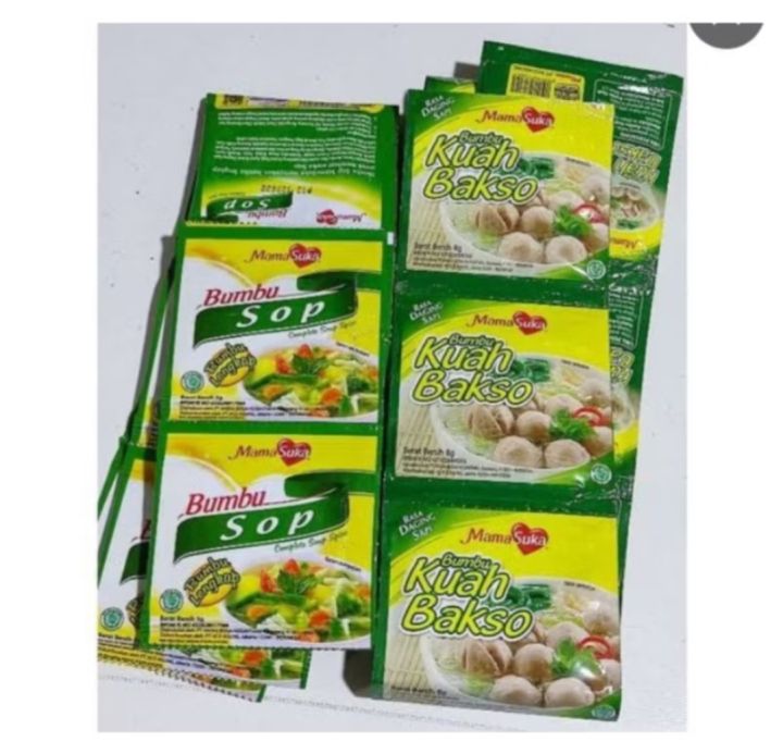 2 sachet bumbu mama suka bakso dan bumbu mamasuka sop | Lazada Indonesia