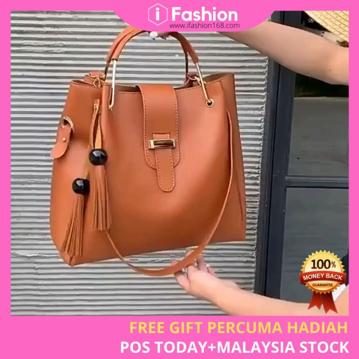 iFashion 1015 Women 3 In 1 Fashion Sammi Shoulder Handbag Set Ladies ...