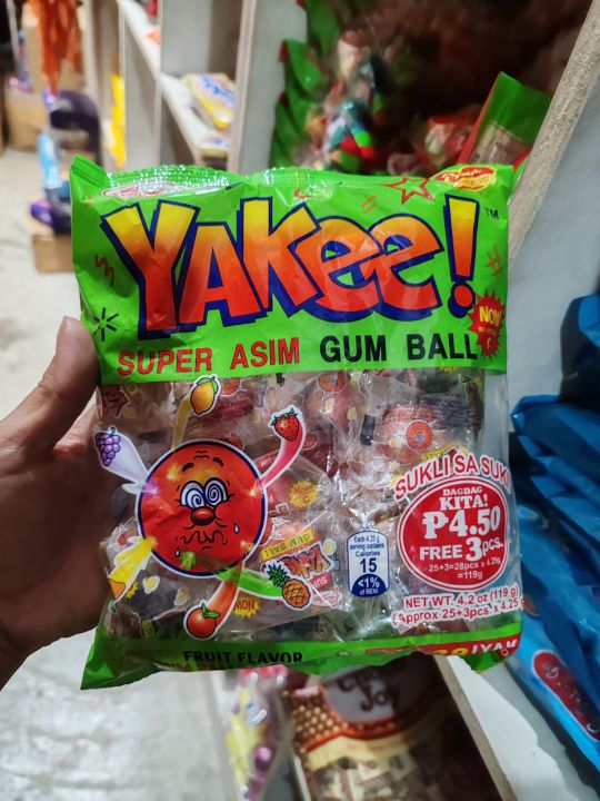YAKEE! SUPER ASIM GUM BALL 28 PCS | Lazada PH