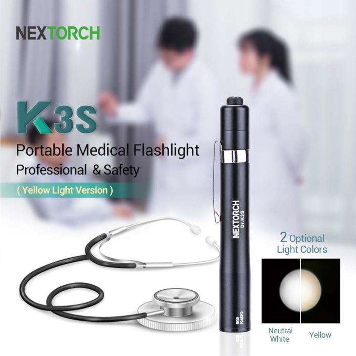 NEXTORCH K3S Professtional Medical LED Penlight Portable Mini ...