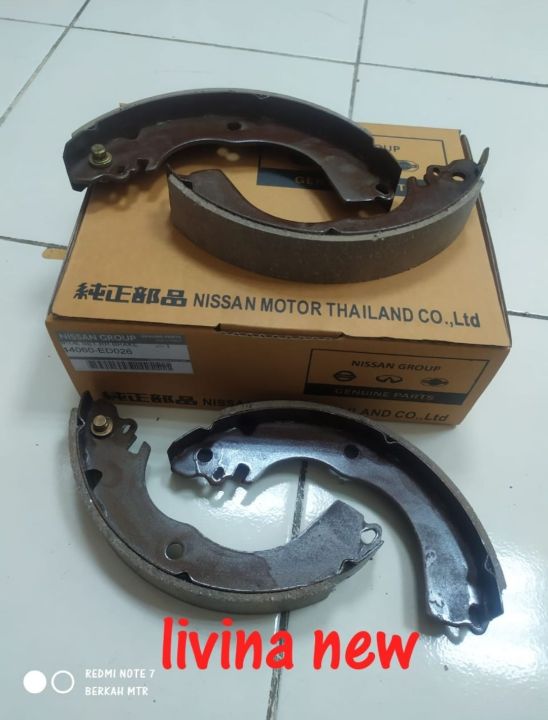 BRAKE SHOE NISSAN LIVINA NEW X-GEAR / KAMPAS REM BELAKANG / KAMPAS REM TROMOL | Lazada Indonesia