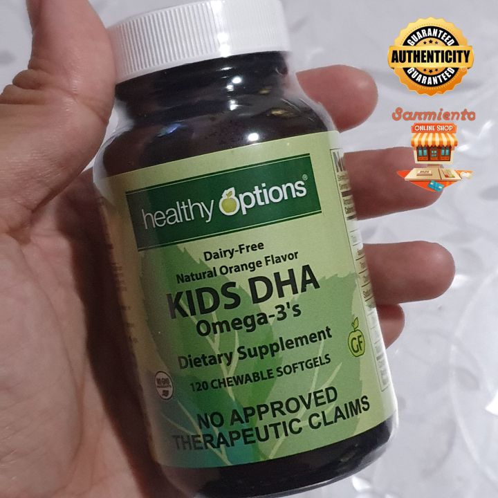 Healthy Options Kids DHA Omega-3 120 Chewable Softgels | Lazada PH