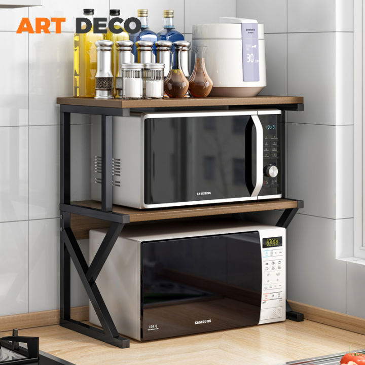 Rak Dapur Rak Microwave Oven Rack Microwave Shelf Kitchen Storage Rack ...