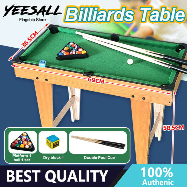 【Ready Stock】COD Mini billiard Table for Kids wooden with tall feet ...