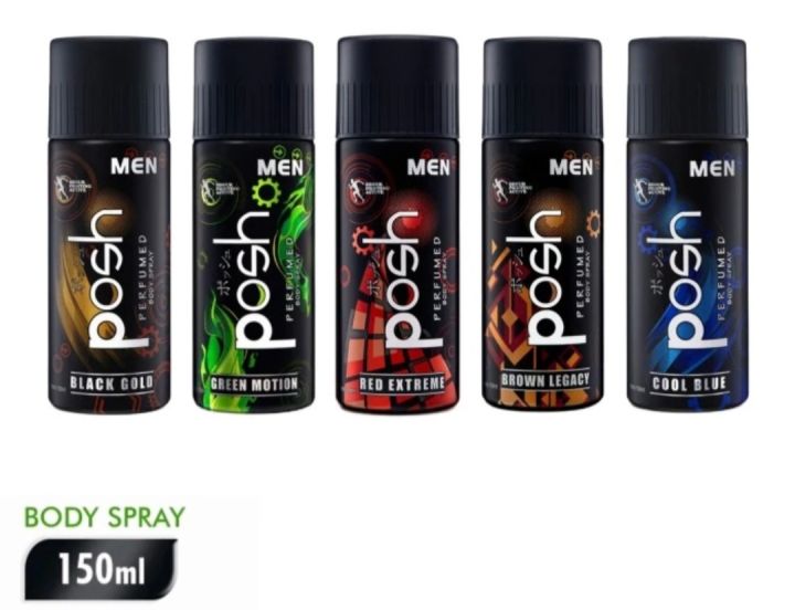 Posh men Body Spray 150ml | Lazada Indonesia