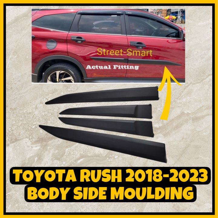 TOYOTA RUSH 2018-2023 SIDE BODY MOULDING (BLACK) | Lazada PH