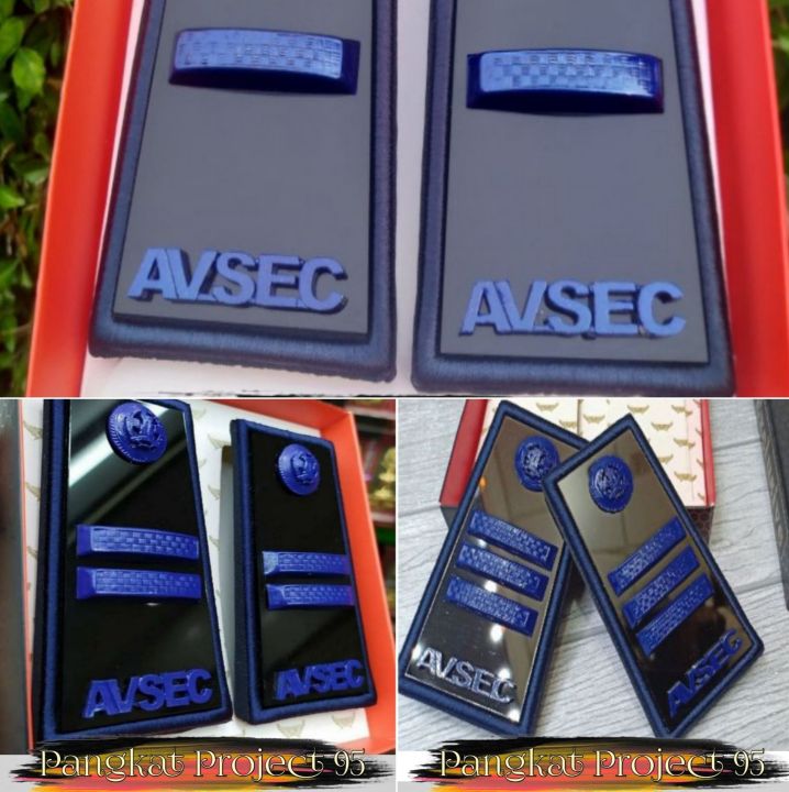 PANGKAT AVSEC SENIOR 1,2,3 BIRU | Lazada Indonesia