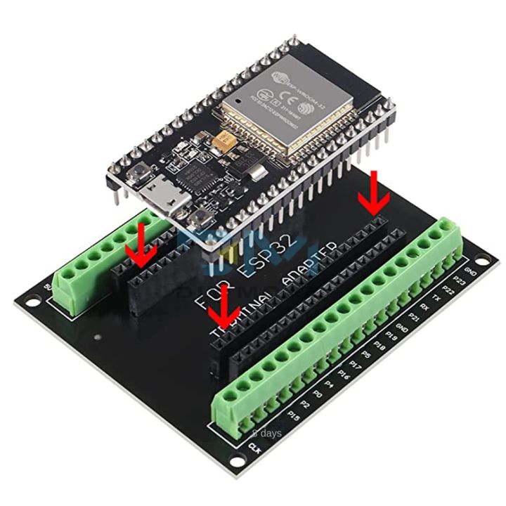ESP32 Expansion Board Compatible with ESP32 WiFi Bluetooth Development ...