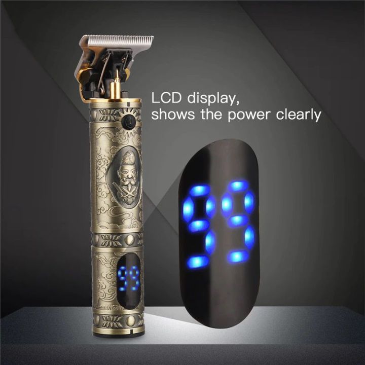 ORIGINAL VGR V-228 Steel Cordless Clipper Professional Hair Trimmer Rechargeable Hair Clipper ...