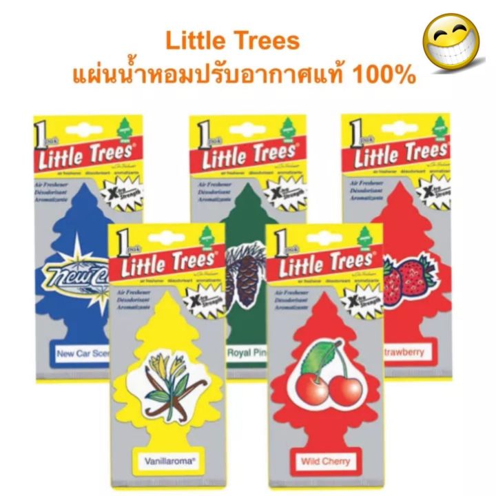 Little Trees แผ่นน้ำหอมปรับอากาศ น้ำหอมปรับอากาศ ลิขสิทธิ์ของแท้ 100% ...